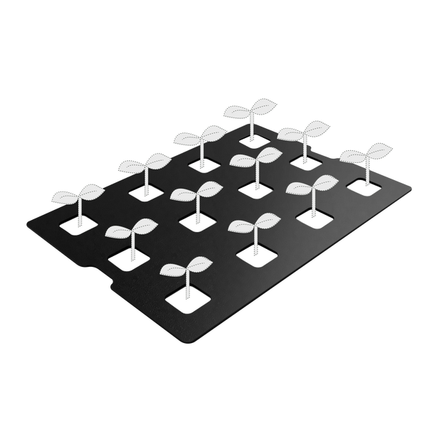 12 Pod Tray Lid & Durable Hydroponic Planter
